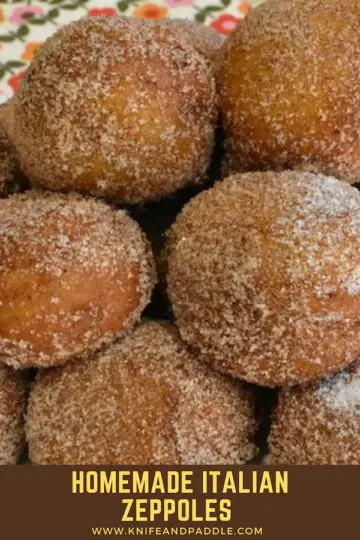 Homemade Italian Zeppoles • www.knifeandpaddle.com