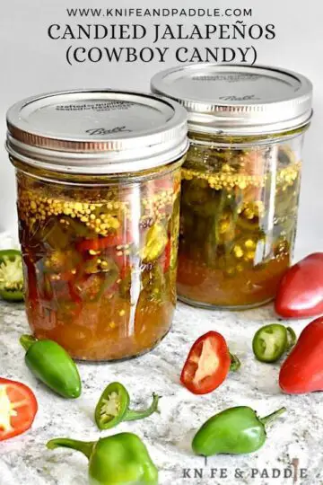 Candied Jalapeños (Cowboy Candy) • www.knifeandpaddle.com