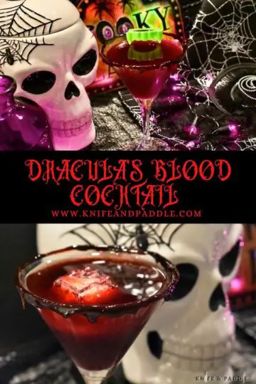 Dracula's Blood Cocktail • www.knifeandpaddle.com