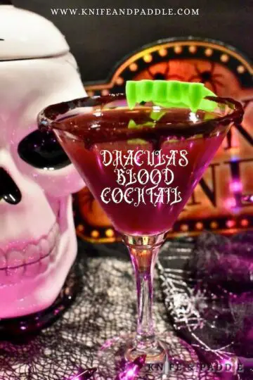 Dracula's Blood Cocktail • www.knifeandpaddle.com