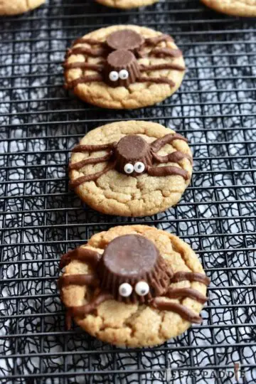 Halloween Spider Cookies • www.knifeandpaddle.com