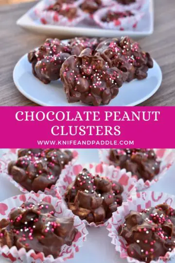 Chocolate Peanut Clusters • www.knifeandpaddle.com