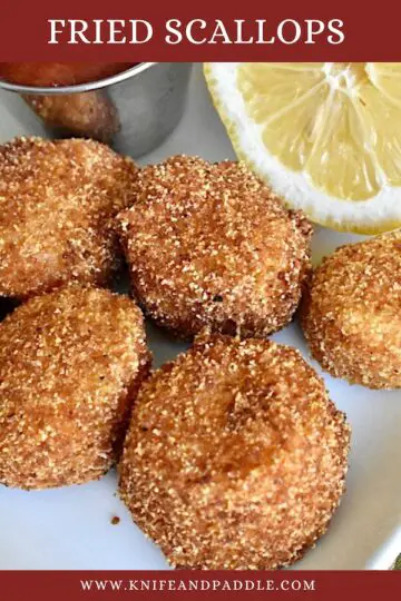 Fried Scallops Recipe • www.knifeandpaddle.com