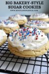 Big Bakery-Style Sugar Cookies • www.knifeandpaddle.com