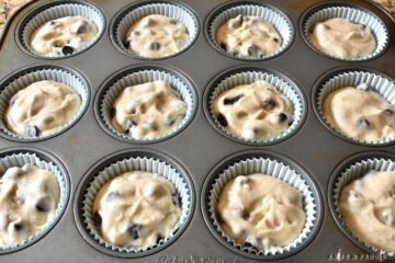 Decadent Chocolate Chip Muffins • www.knifeandpaddle.com
